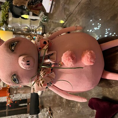 Pig Epattern-primitive Pig Cloth Doll Craft Digital Download Sewing ...