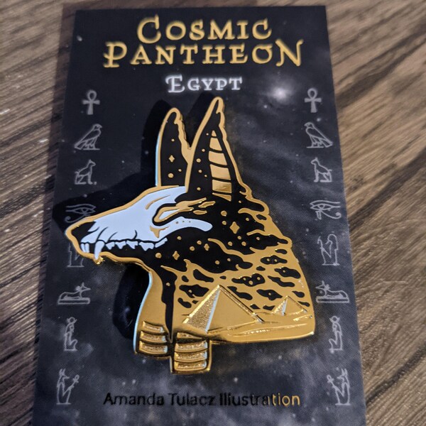 Anubis Enamel Pin - Cosmic Pantheon Egypt, Egyptian Gods, Egyptian ...