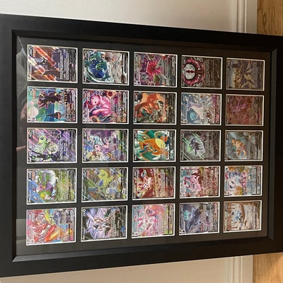 25 Trading Card Frame Card Display Frame Custom Card Frame Card Frame ...