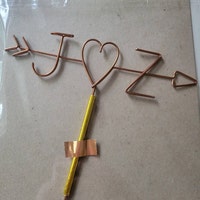 Custom Wire Name Stocking Tags Monogram Suede Leather Bauble - Etsy