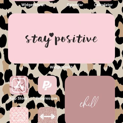 App Icons Pink & Glitter Cute Aesthetic Pink Pastel, Widgets With ...
