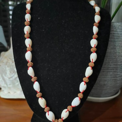 Cowrie Shell Flower Natural Cowrie Shell Flower Made by Yarn - Etsy