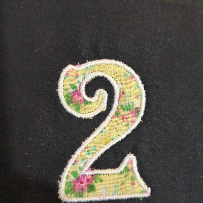 Numbers Birthday Set Applique. Numbers Applique Design. Embroidery ...