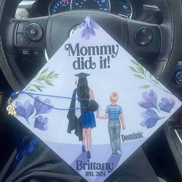 Personalized Mexican RN Nursing Grad Cap, Custom Argentina RN Nursing ...