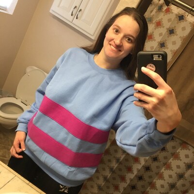 Frisk Shirt, Undertale Shirt, Frisk Sweatshirt, Costume, Cosplay Shirt ...