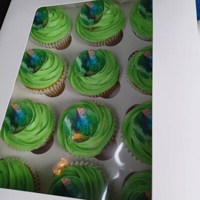 30 Personalised Edible Rice Paper Cupcake Fairy Cake Toppers / - Etsy