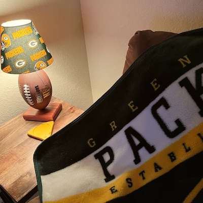 Green Bay Packers Lamp Shade. NFL. Shades Are 9.5 X 5 X 7 Tall - Etsy