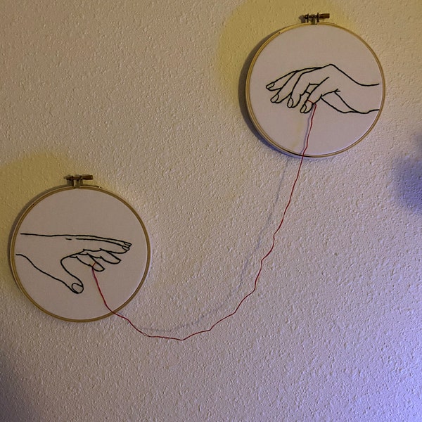 Magic Hand Embroidery. Modern Embroidery. Embroidery Hoop Art ...