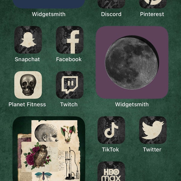 Ios Fairycore Aesthetic iPhone Pack, 1,136 App Icons, 10 Widget Quotes ...