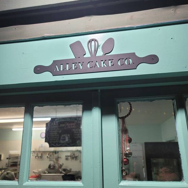 Custom Metal Sign for Kitchen, Personalized Kitchen Metal Sign, Custom ...