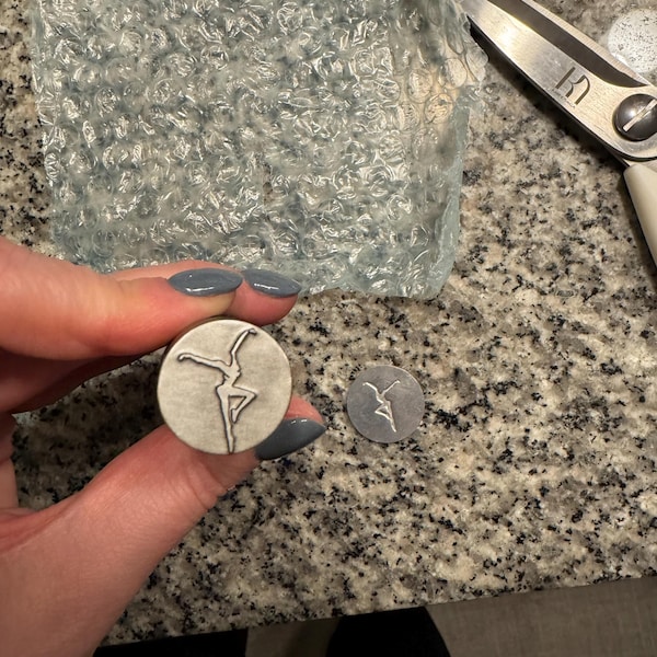 Custom Coin Die for Coin Minting, Coin Stamp Die Personalized Round ...