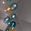 Dining Room Chandelier. Hand Blown Glass Pendant Lights. - Etsy