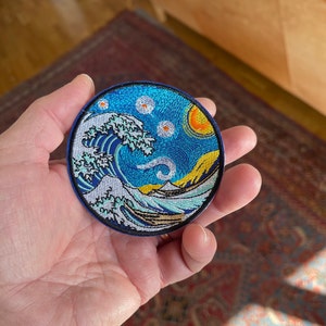 Large 'have A Nice Day' Embroidered Patch Iron on | Etsy