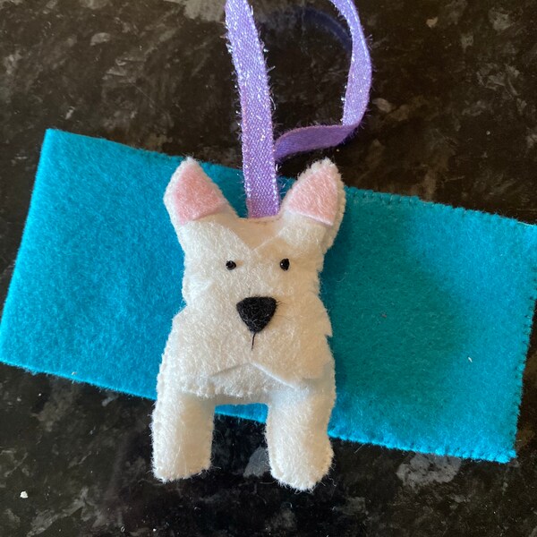 Digital Pdf Sewing Pattern Tutorial for Wool Felt Hand Sewn Dog Set 2 ...