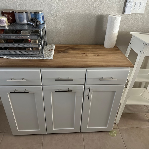 Double Trash Can Cabinet With Storage - Etsy