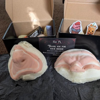 Zombie Ripped Mouth Prosthetic - Etsy UK