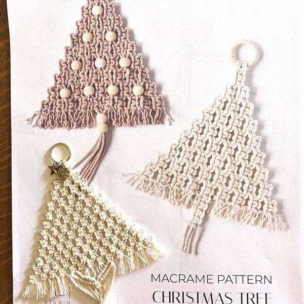 Macrame PATTERN - Written PDF and Knot Guide - Diy Macrame Wall Hanging ...