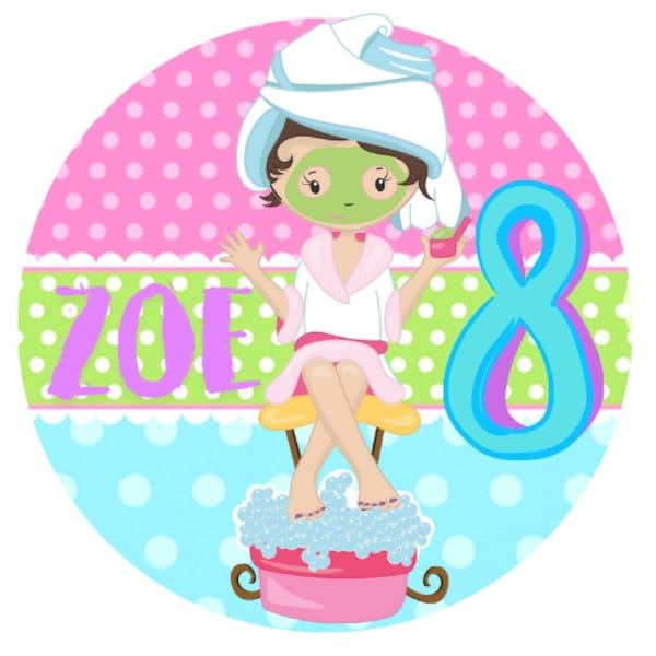 Spa Girls Party Clipart | Slumber Party Png, Graphics, Printable ...