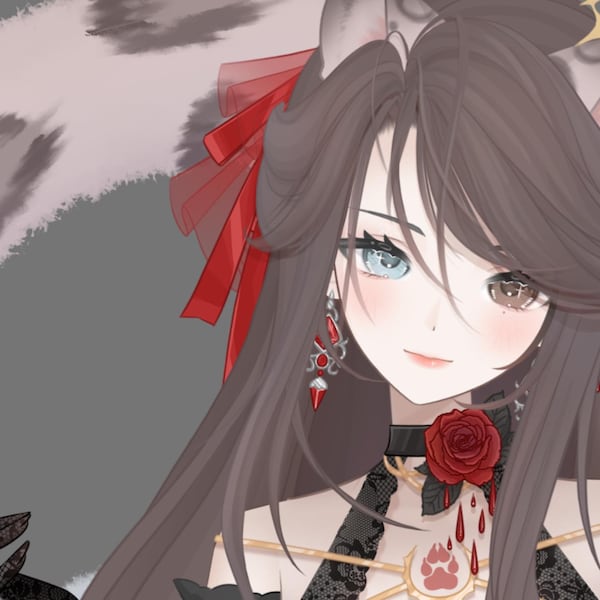 Live2d Public Premade Model Vtuber | Snow Tiger | 【aislinn】 | Over 14 ...