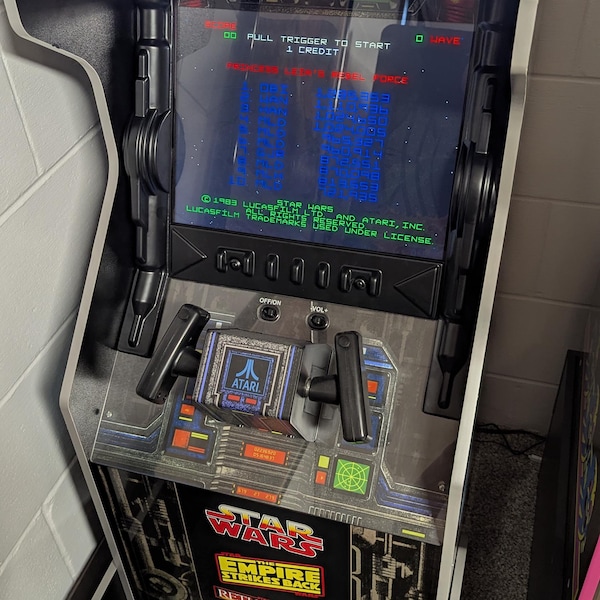 Arcade1up Tron Bezel Parts. 3pc Vacuum Formed. Trimmed With Stickers ...