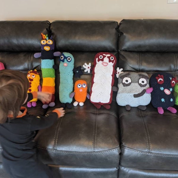 Numberblocks 1-5 Crochet Pattern for Soft Toys US Version - Etsy Canada