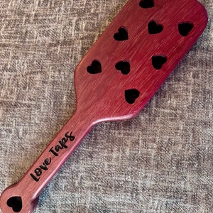 Wood Spanking Paddle Attitude Adjustment With Instructions - Etsy