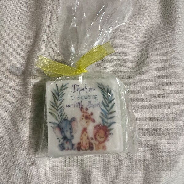 Twinkle Twinkle Little Star Baby Boy Soap Favors Set of 10 Bear Theme ...
