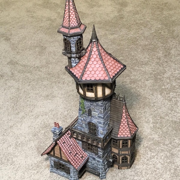 Medieval Town Set 04 - Bell Tower Farm - Etsy