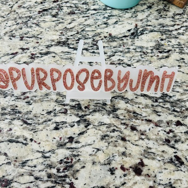 Stanley Blank Tumbler Acrylic Name Plate | Tumbler Tag| 40oz and 30oz ...