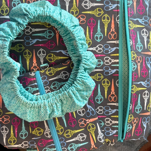 Patchwork Quilted Cross Stitch Project Bag. Cross Stitch Bag ...