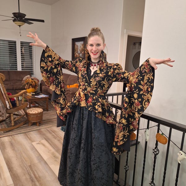 Fantasy Blouse With Dramatic Sleeves | DIGITAL DOWNLOAD | PDF Sewing ...
