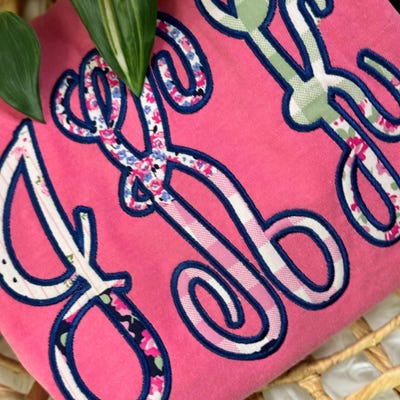 Machine Embroidery Design Applique House Divided Pennants INSTANT ...