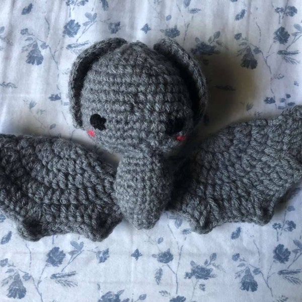 Bat Rattle, Goth Baby, Crochet, Bat Nursery, Alternative Style ...