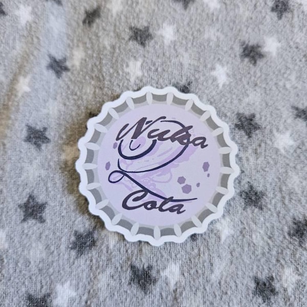 Fallout Nuka Bottle Cap Stickers | Video Game Decorations | Gaming ...
