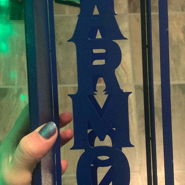 Personalised Race Flags, Metal Race Flags Name Sign, Checkered Race ...