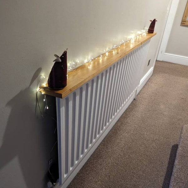 Handmade Radiator Shelf, Made From Solid Wood, Rustic Style ...