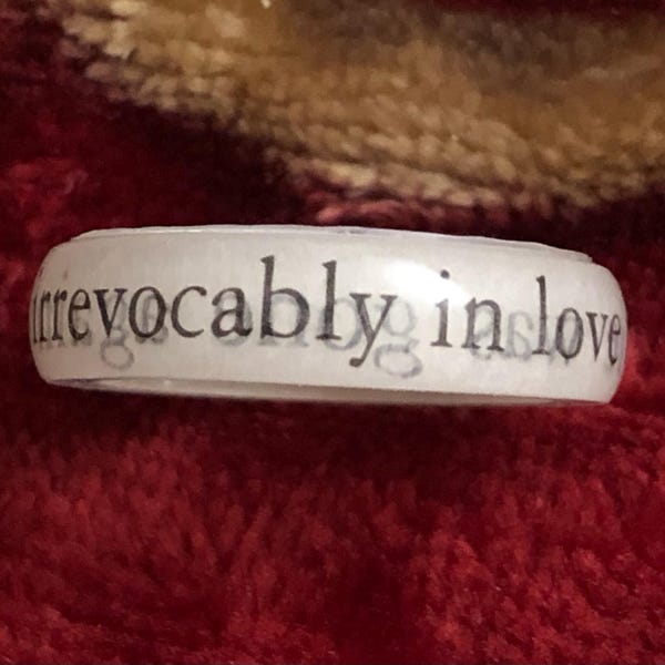 ACOTAR Book Page Ring - Etsy