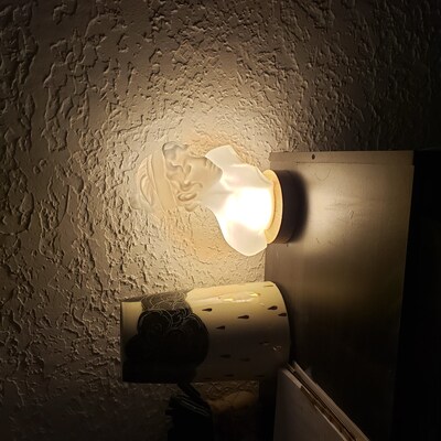 Sappho Bust Lamp Glitch Art RGB Color Changing Vaporwave - Etsy