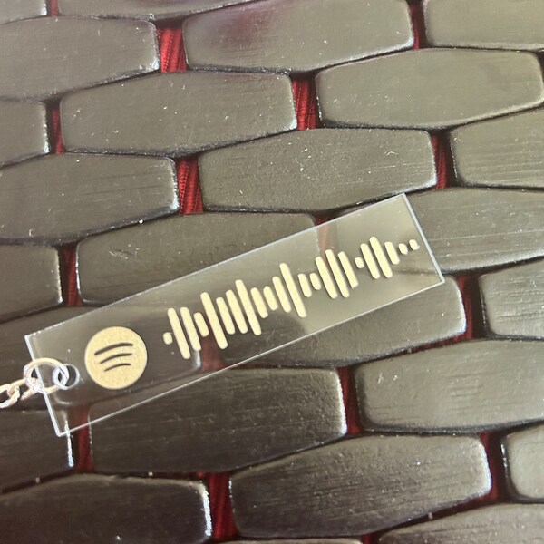 Custom Scannable Music Code Keychain for Women Men Fashion Bag Key ...