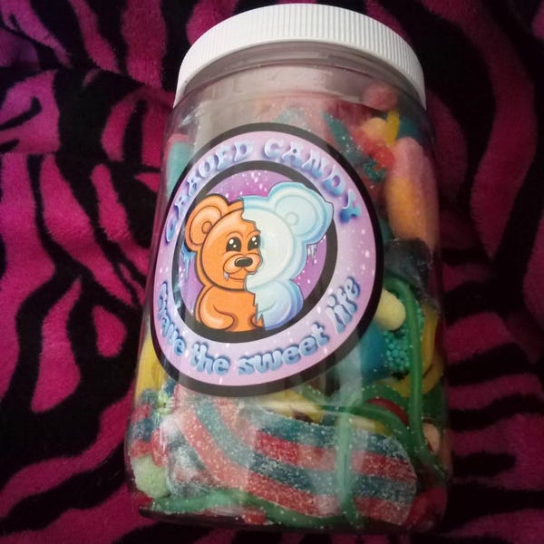 Over 100 Gummy Custom Mix, Pick N Mix, Sweet & Sour Gummies, Custom ...