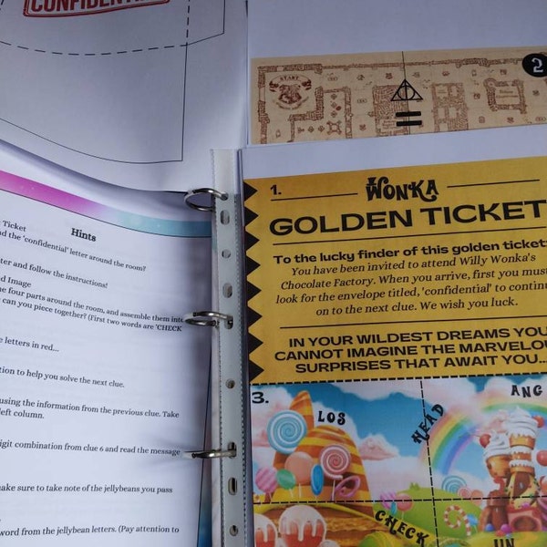 Chocolate Factory Escape Room: Candy Puzzle Hunt (PDF Pattern) - Etsy