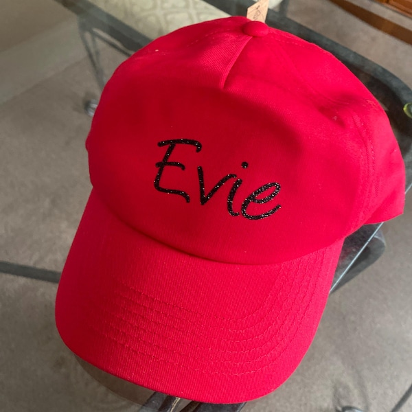 Personalised Custom Printed Baseball Cap Hat Mens, Womans, Ladies Any ...