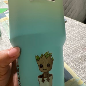 Cute Baby on Board Groot Sticker for Your Laptop Fridge Water Bottles ...