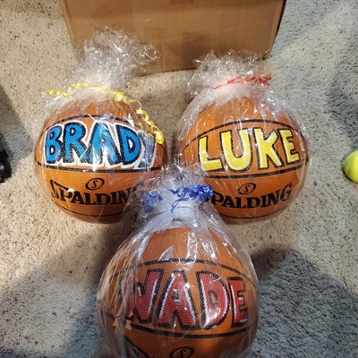 Personalized Standard Size Basketball Custom Hand Painted Basketball ...