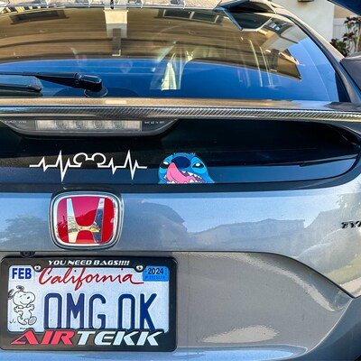 Pikachu Peeking / Peekabo Peekers Bumper Window Vinyl Decal - Etsy