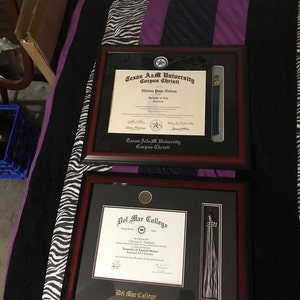 Graduation Cord Box Frame University Diploma Frame College Degree ...