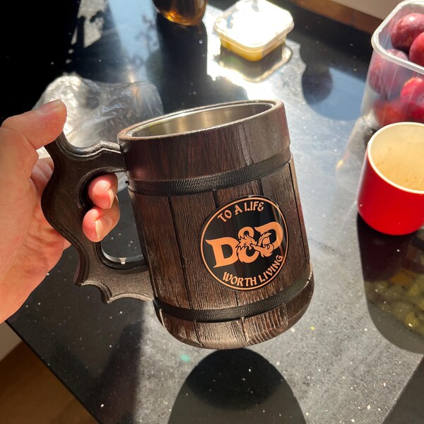 Personalized Dnd Beer Mug, Custom Dungeons & Dragons Beer Stein ...