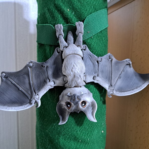Bat .STL Digital File for 3d Printing, Print-in-place Body, Snap-fit ...