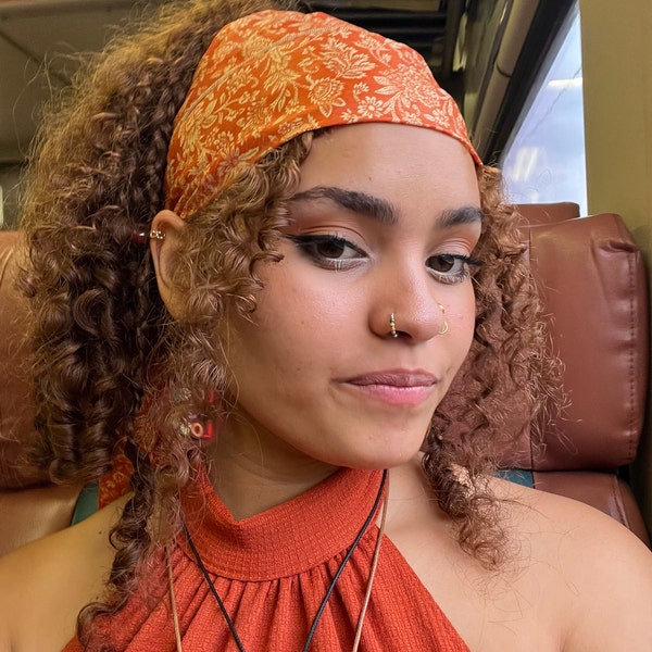 Happy Hour Hoop, Sterling Silver Nose Ring, Hoop for Nose, Bronze ...