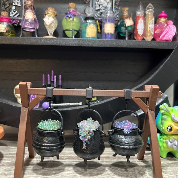 Navy Mid-century Modern Miniature Bar Navy With Gold Hardware, 1/6 ...